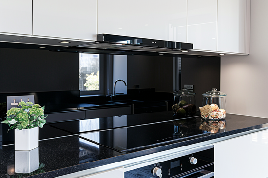 Black Glass Splashbacks | Black Glass Splashbacks For Kitchens