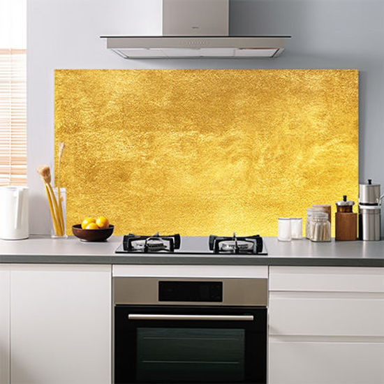 Gold Leaf Splashback