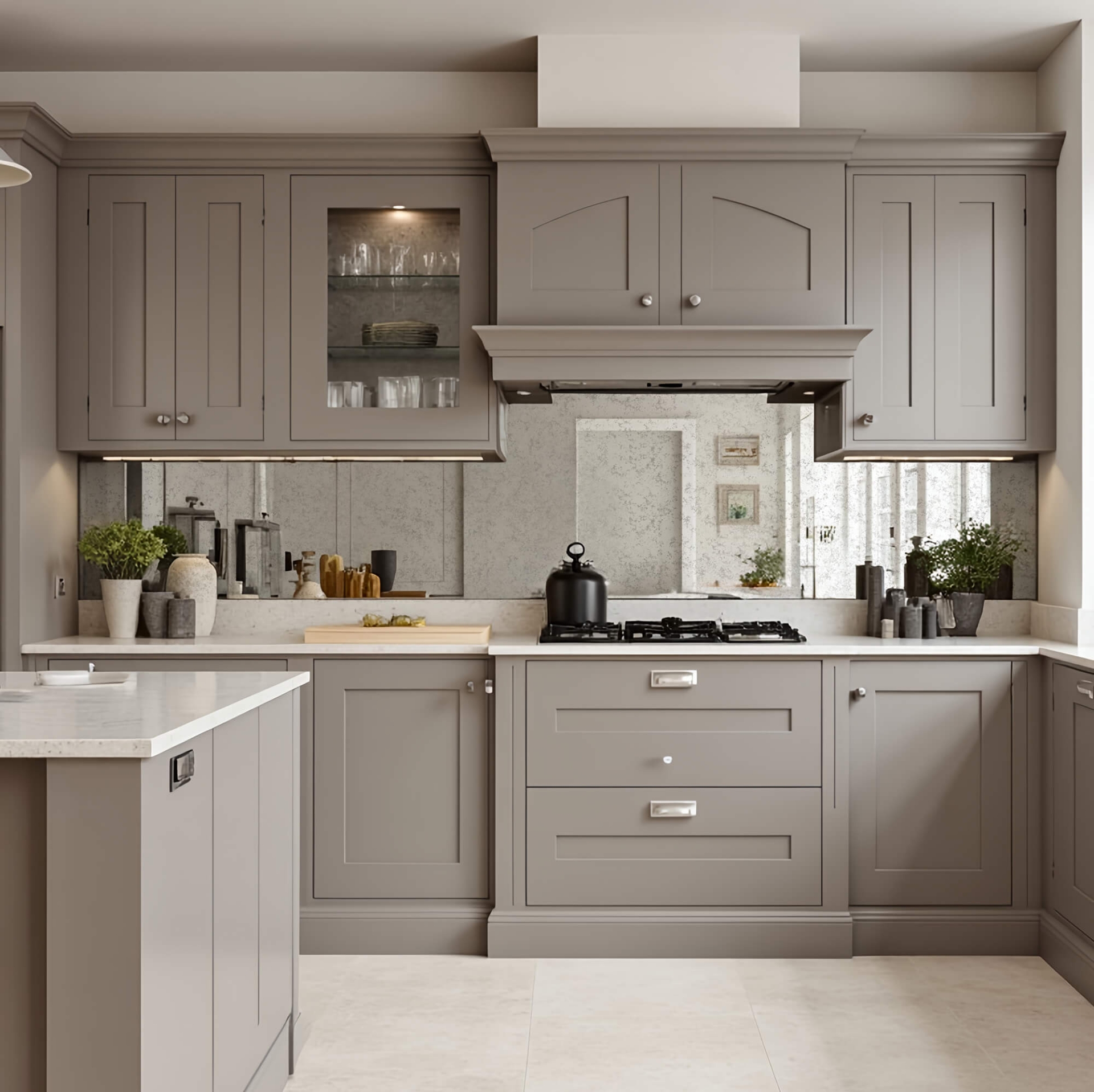 Antique Mirror Splashback